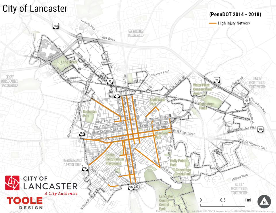 Input: Improve the High Injury Network (S1) | City of Lancaster